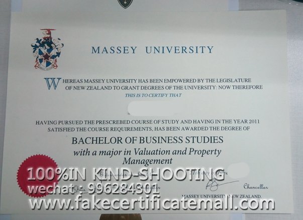 Buy a degree Massey University degree certificate-Fake Diploma,College ...